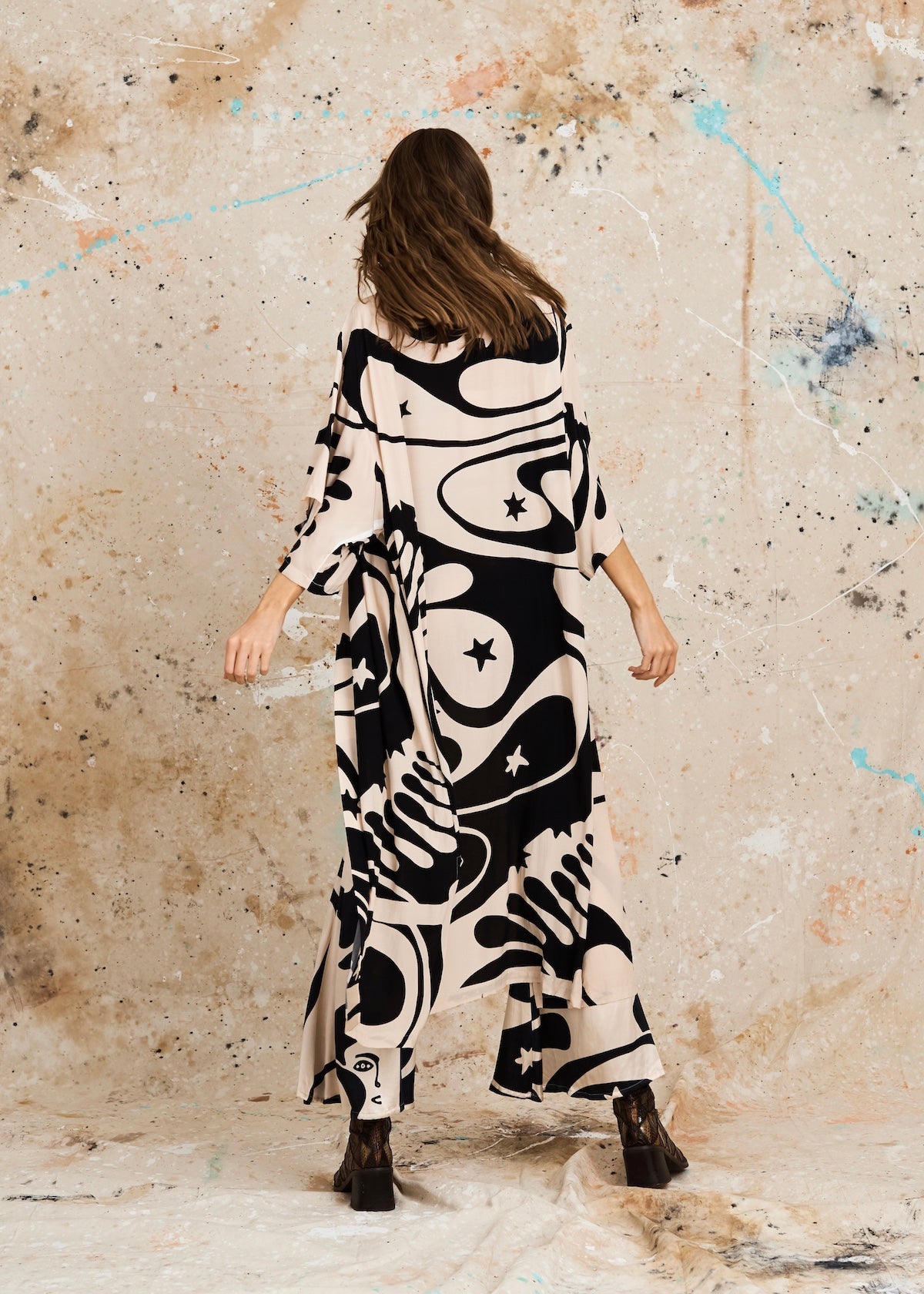 SOVEREIGN KIMONO - SWIRL – LENNI the label