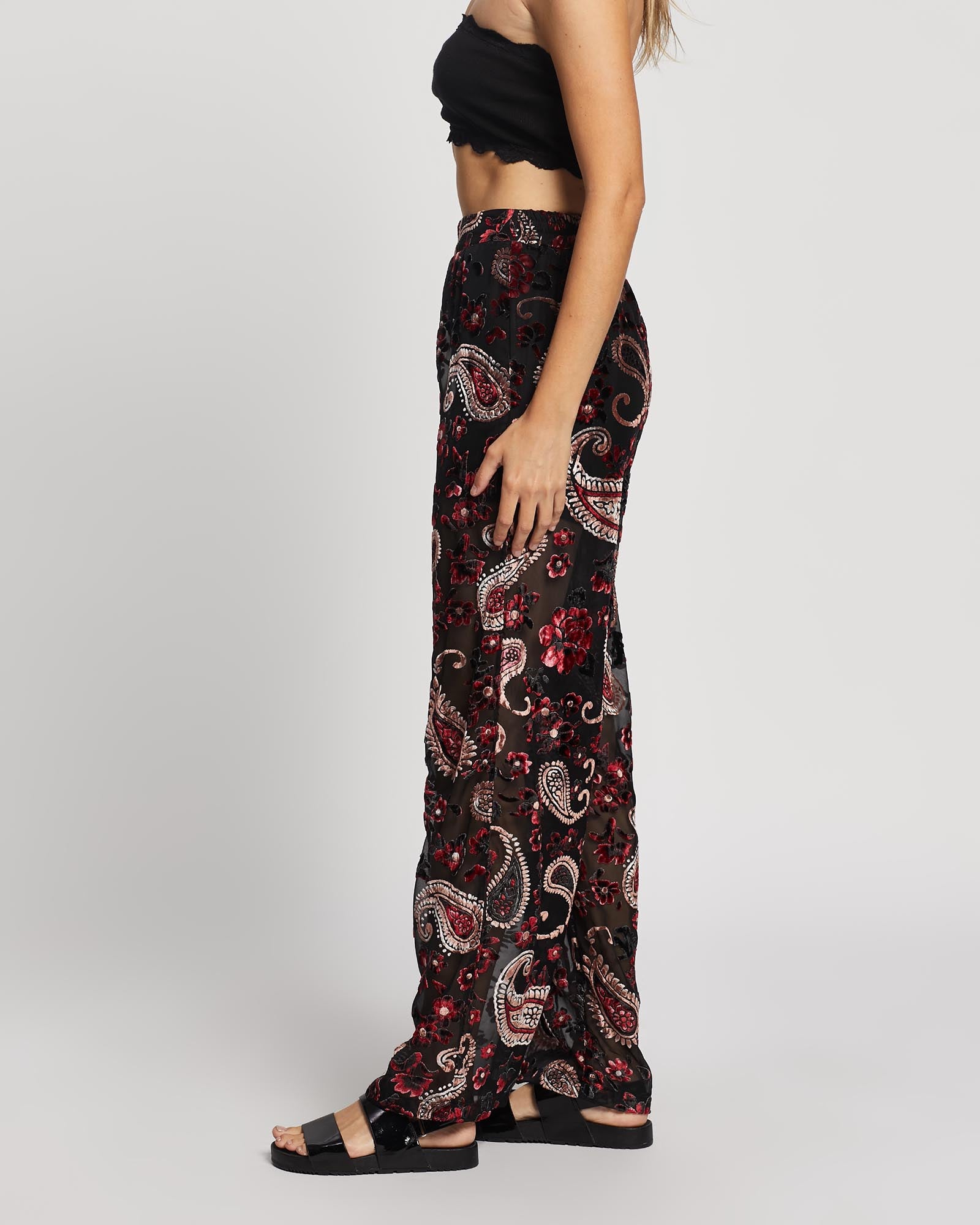 FIREFLY BURNOUT PANTS - ROSE – LENNI the label